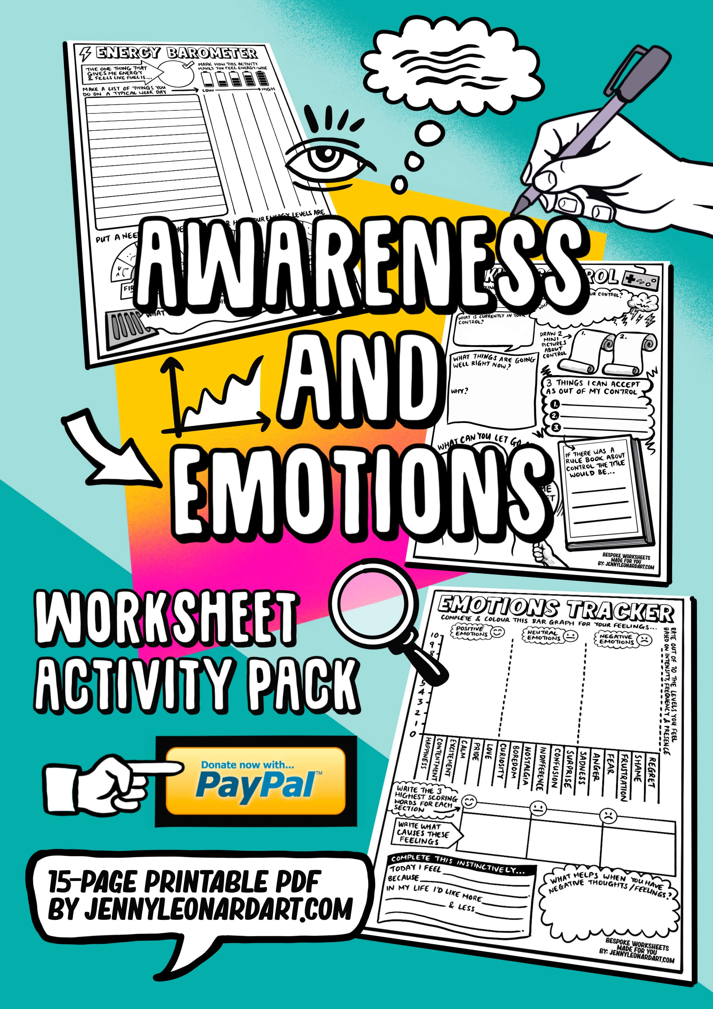 Printable Activity Packs & Worksheets – Jenny Leonard Art