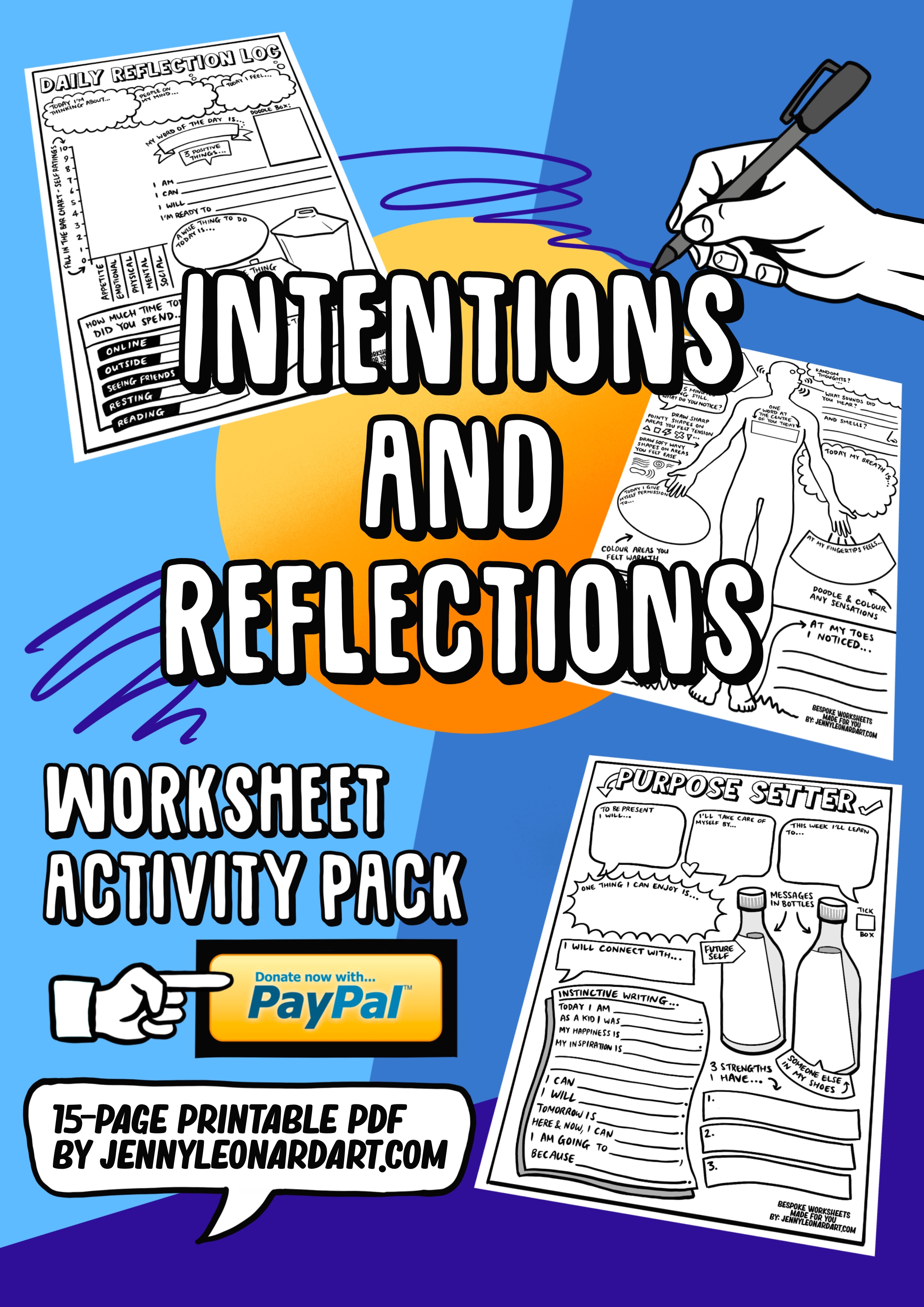 Printable Activity Packs & Worksheets – Jenny Leonard Art