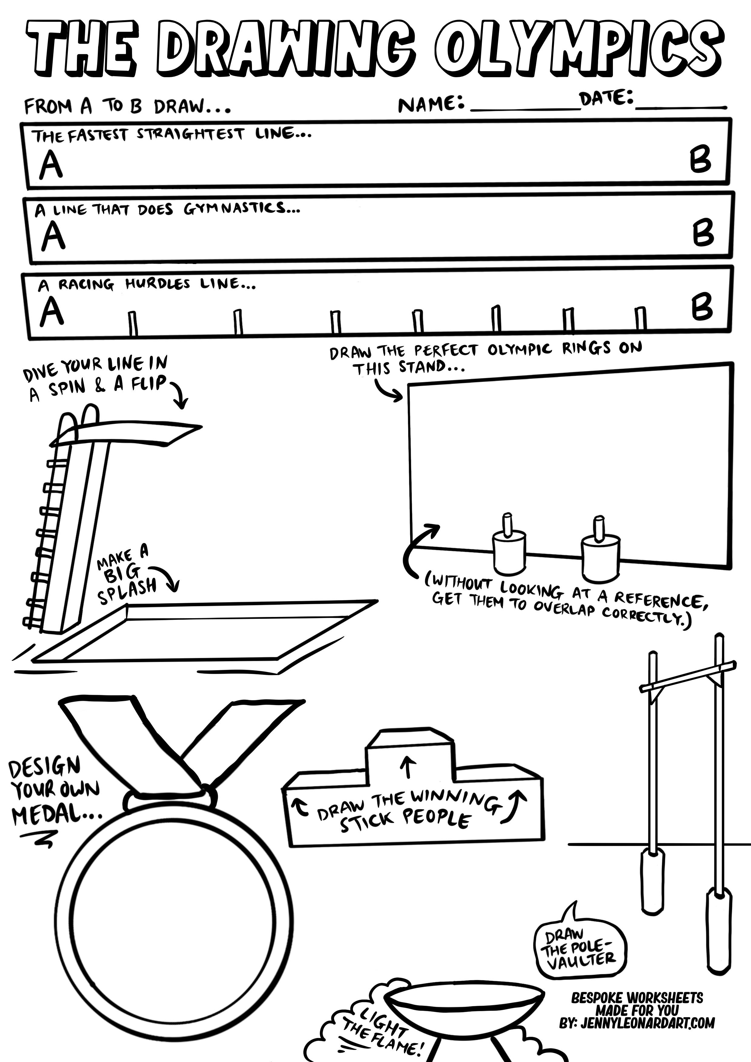 Worksheets – Jenny Leonard Art