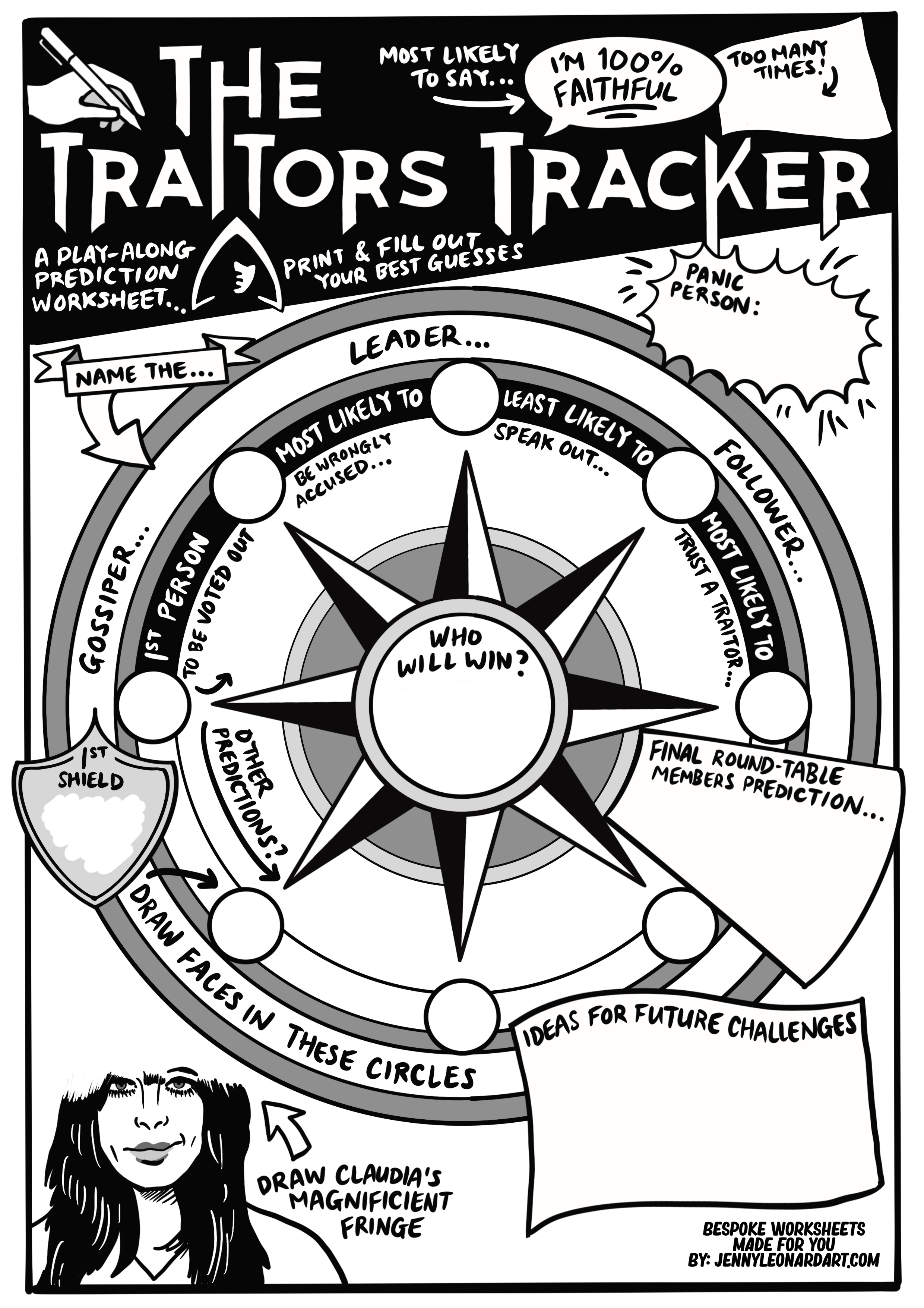 Printable Activity Packs & Worksheets – Jenny Leonard Art