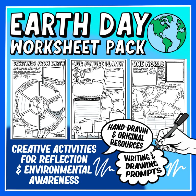 Earth Day Worksheet Resource Pack for teachers and classrooms – Jenny ...